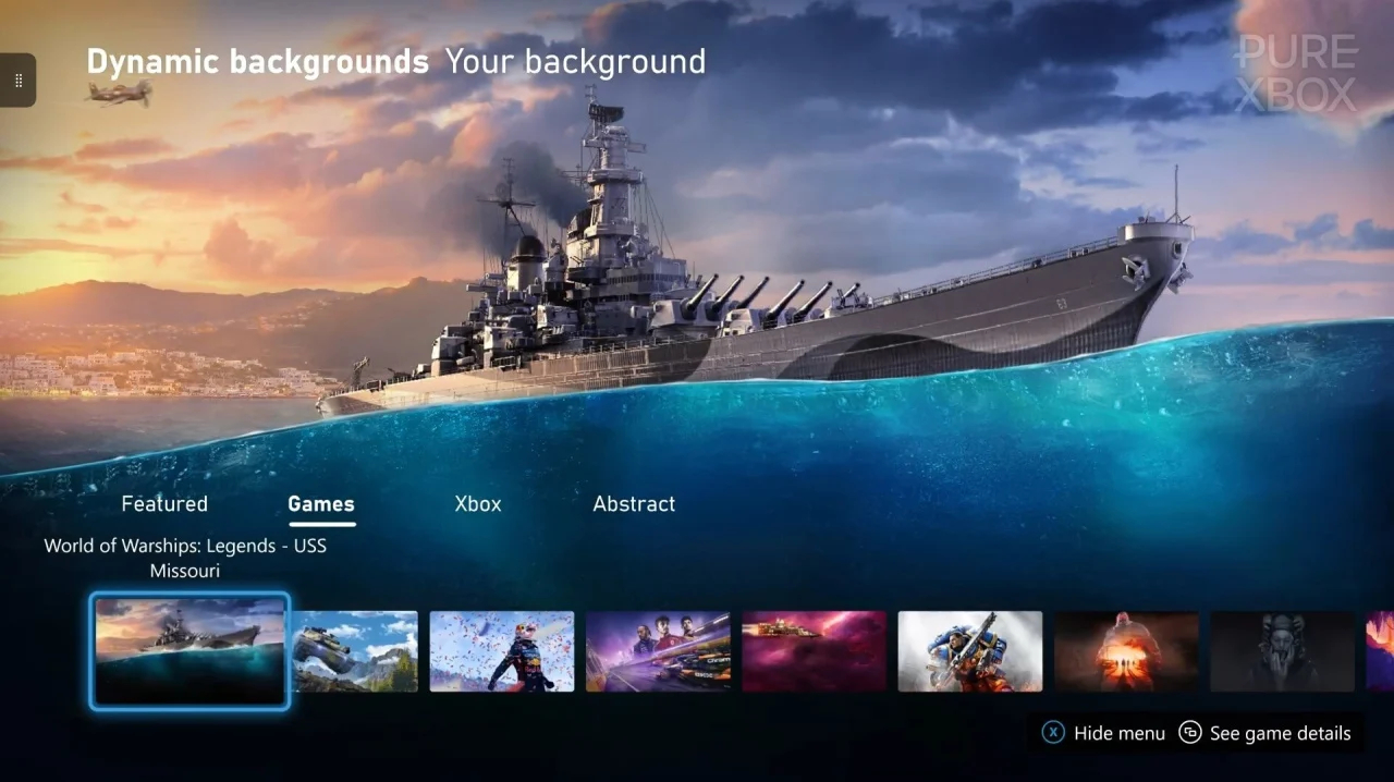 Xbox přidává spoustu nových dynamických pozadí pro Series X a S ...